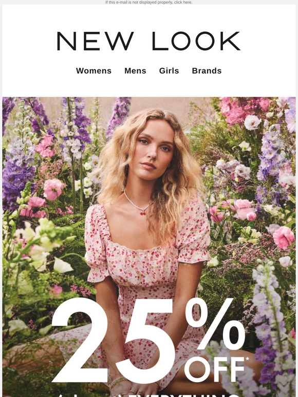 New Look Email Newsletters: Shop Sales, Discounts, and Coupon Codes