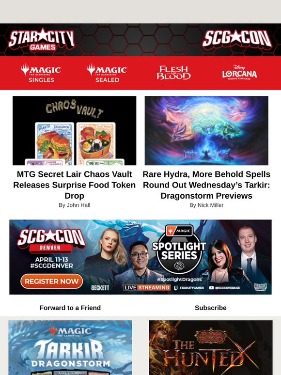 Star City Games: 🍜 MTG Secret Lair releases surprise token set | Milled