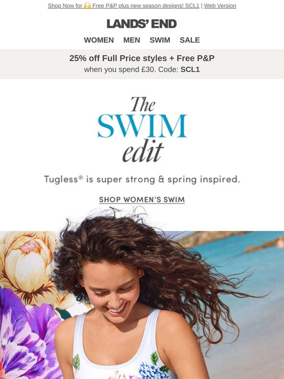 Land's End: 🏊‍♀️ Active Swimwear for Your Travels & Training | Milled