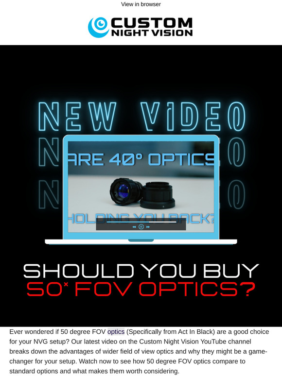 Custom Night Vision: Our Latest YouTube Video: What's The Deal With 50 ...