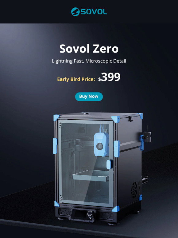 Sovol: 🚀Sovol Zero Launching: The World's Fastest CoreXY 3D Printer is ...