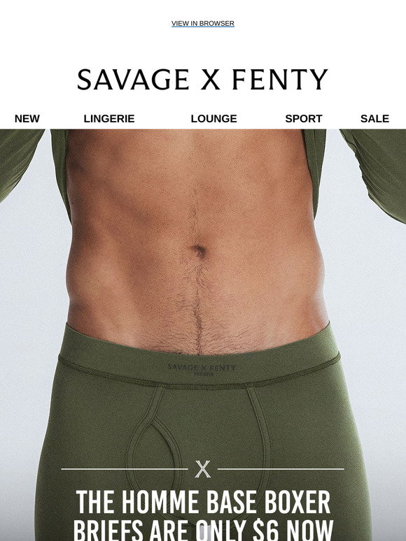 Savage X Fenty: $6 Boxer Briefs, Right This Way.... | Milled