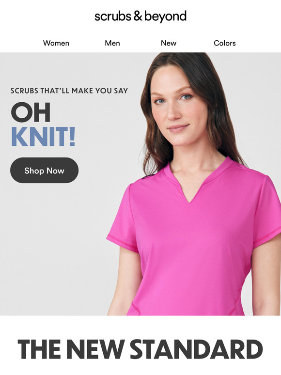 Life Uniform: These Scrubs Are the KNIT! | Milled