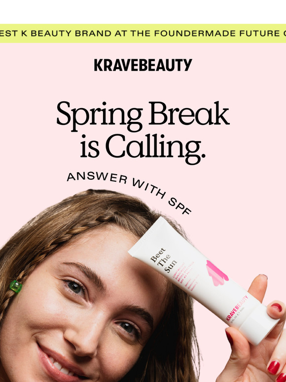 Krave Beauty: Don’t Let Spring *Break* Your Skin ☀️ | Milled