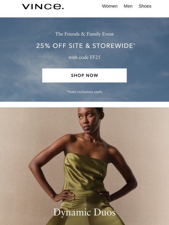 Vince: 25% Off Matching Sets | Milled