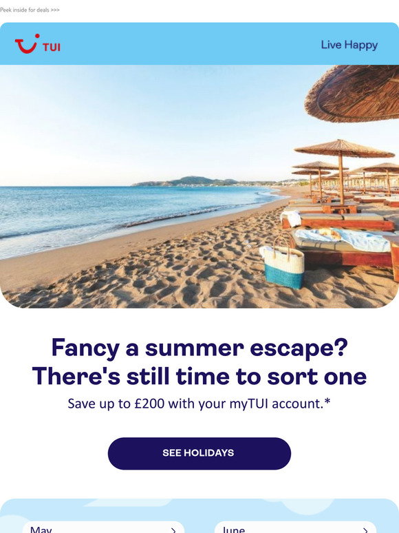 TUI: ~~ Now booking summer 2025 ~~ Your getaway inspiration is inside ...