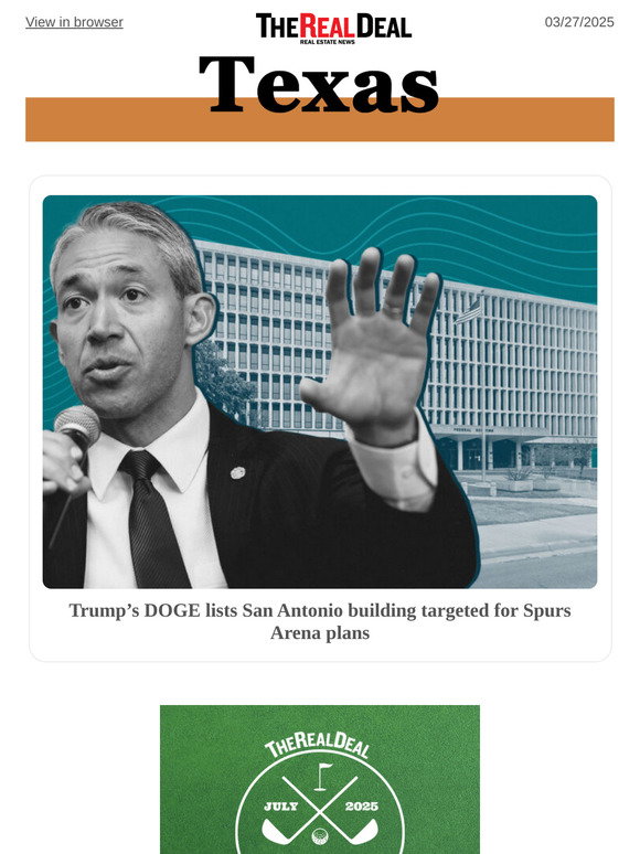 The Real Deal: DOGE lists building targeted for Spurs Arena plans ...