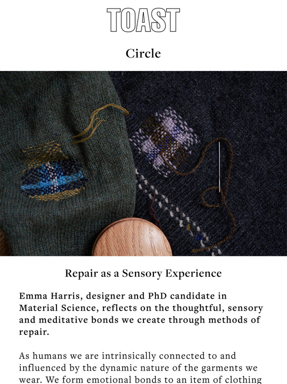 Toast: Circle | An Ode to Repair | Milled