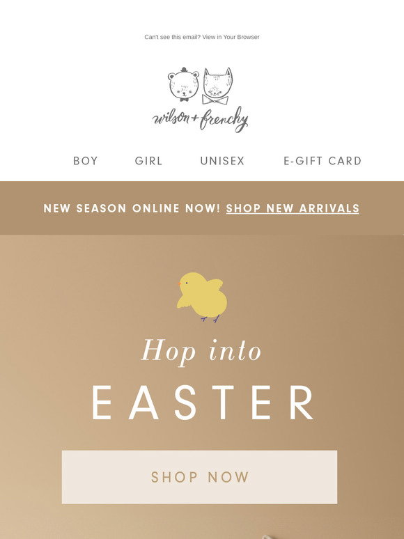 Wilson and Frenchy: 🐥 NEW! Hop into EASTER 🐇 | Milled
