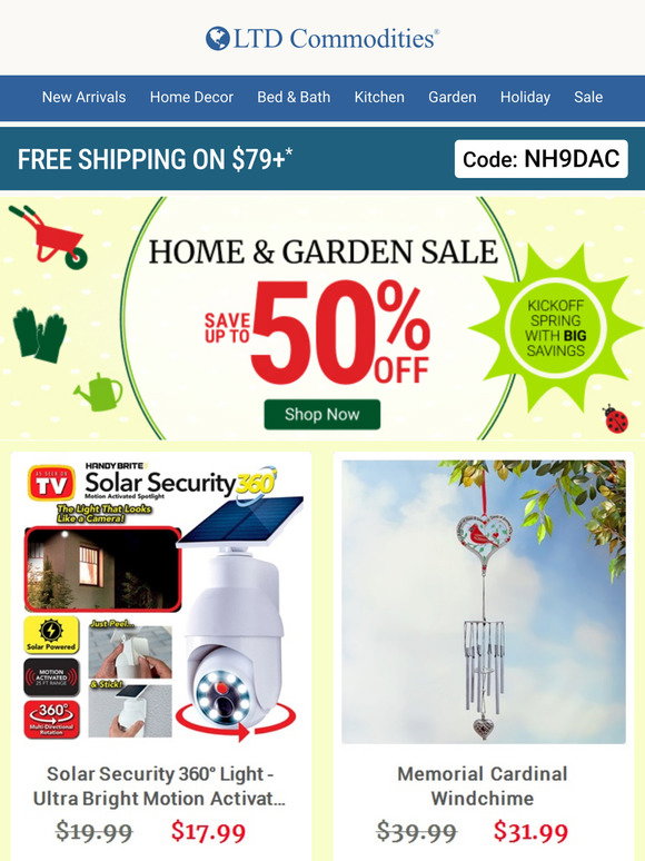 LTD Commodities: [NEW] Up to HALF OFF | Home & Garden Sale | Milled