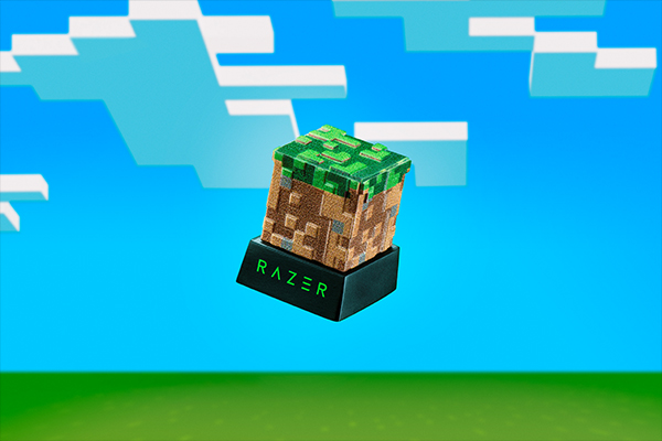 Razer: 👀This Limited-Ed Minecraft Keycap Could Be Yours | Milled