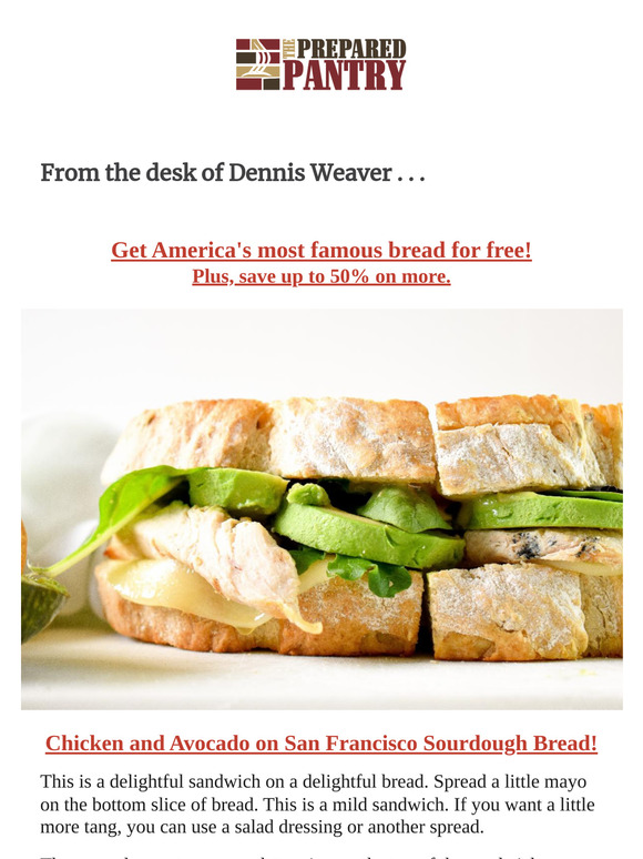 The Prepared Pantry: Get America's most famous bread for FREE! | Milled