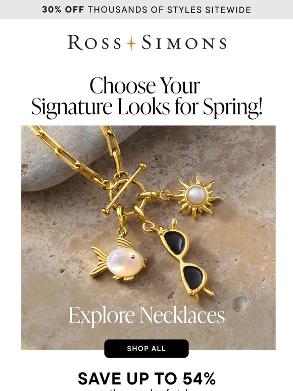 Ross-Simons: New season, new jewelry! Save big on necklaces and rings ...
