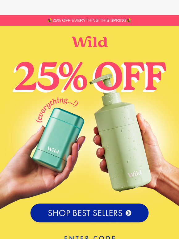 Wild: Selling Fast: 25% Off Fan Favorites | Milled