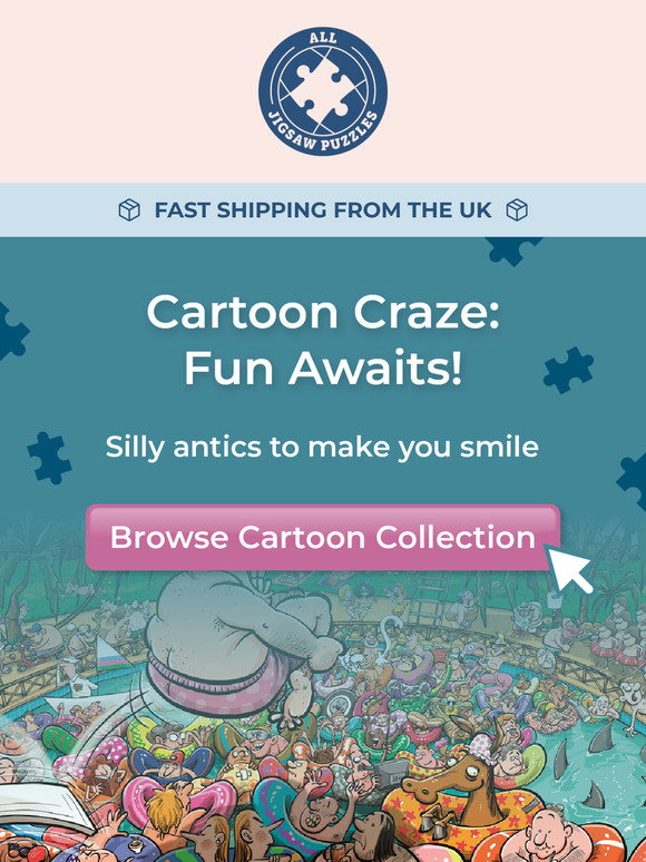 All Jigsaw Puzzles: Have you seen our crazy cartoon puzzles? 👀 | Milled