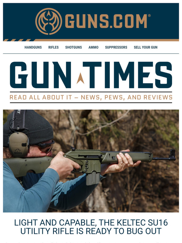 Guns.com: Gun Times | The KelTec SU16 Utility Rifle is Ready to Bug Out ...