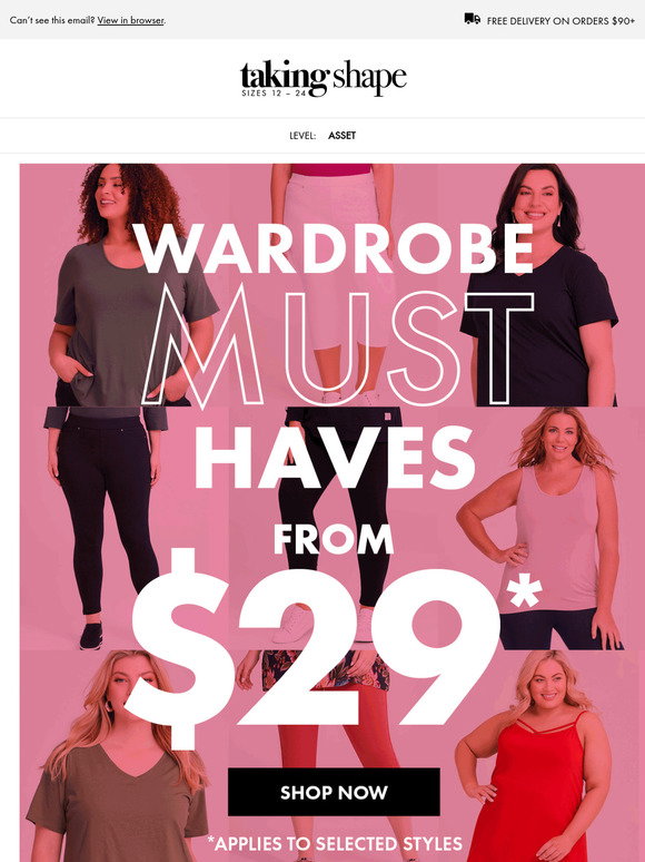 Taking Shape: From $29 | Must Have Styles | Milled