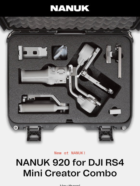 Nanuk: The ultimate solution to protect your DJI Ronin S4 Mini | Milled
