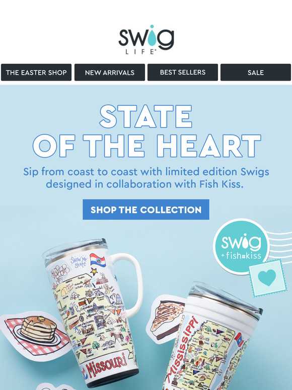 Swig Life: NEW! Swigs That Take You From Coast to Coast 📍 ️ | Milled