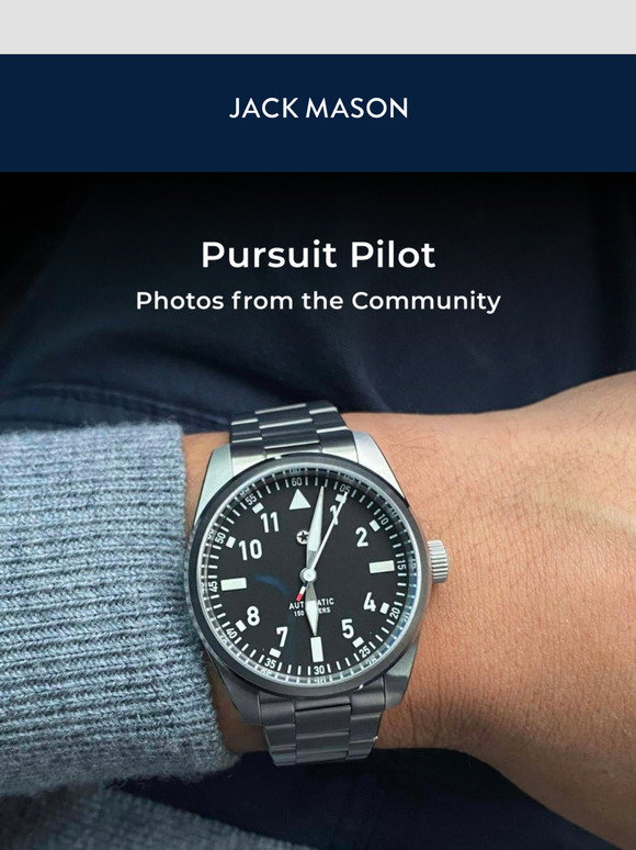 Jack Mason: Photos from the Community: The Pursuit Pilot in Action | Milled