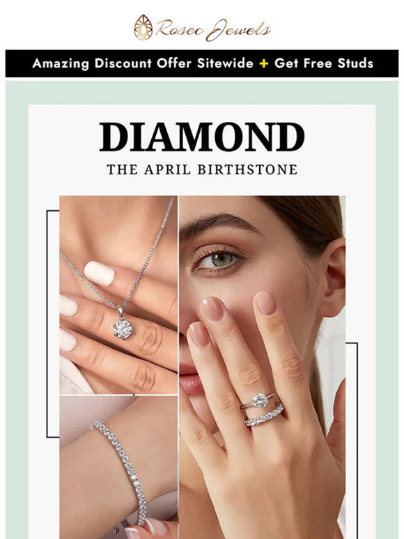 Rosec Jewels: Shine Bright Like a Diamond– April Birthstone Jewelry ...