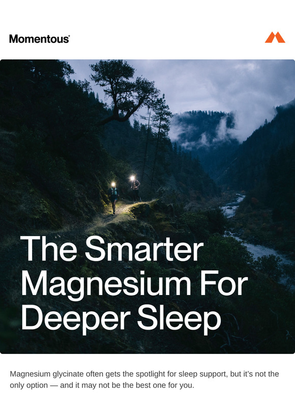 Momentous: Unlock Your Best Sleep With The Right Magnesium | Milled