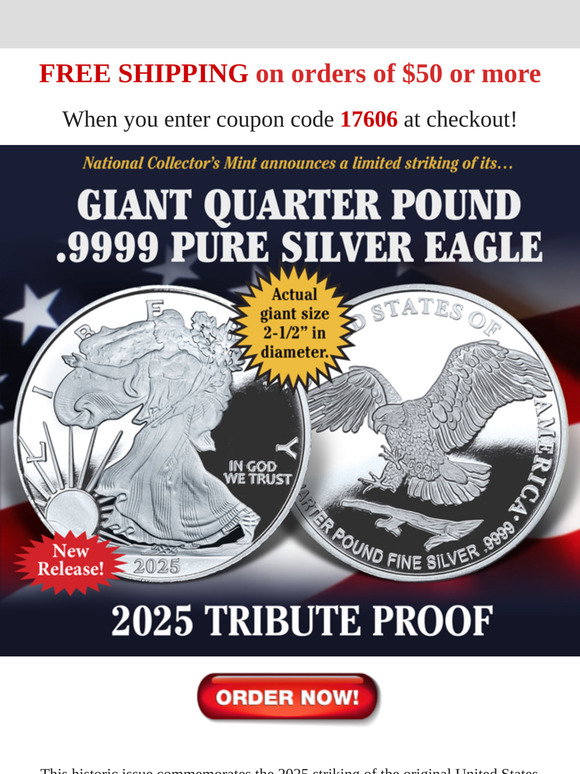 National Collector's Mint: Free Shipping! ★ NEW RELEASE: 2025 Giant ...