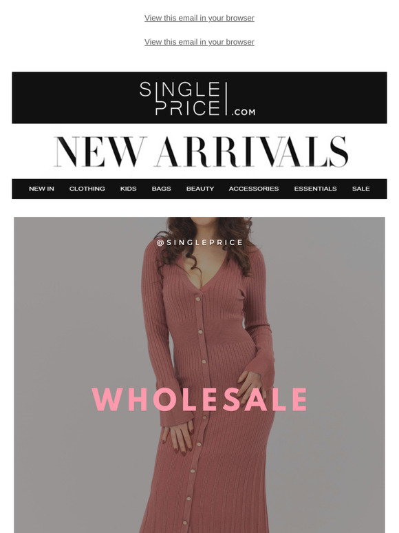 SinglePrice Email Newsletters: Shop Sales, Discounts, and Coupon Codes