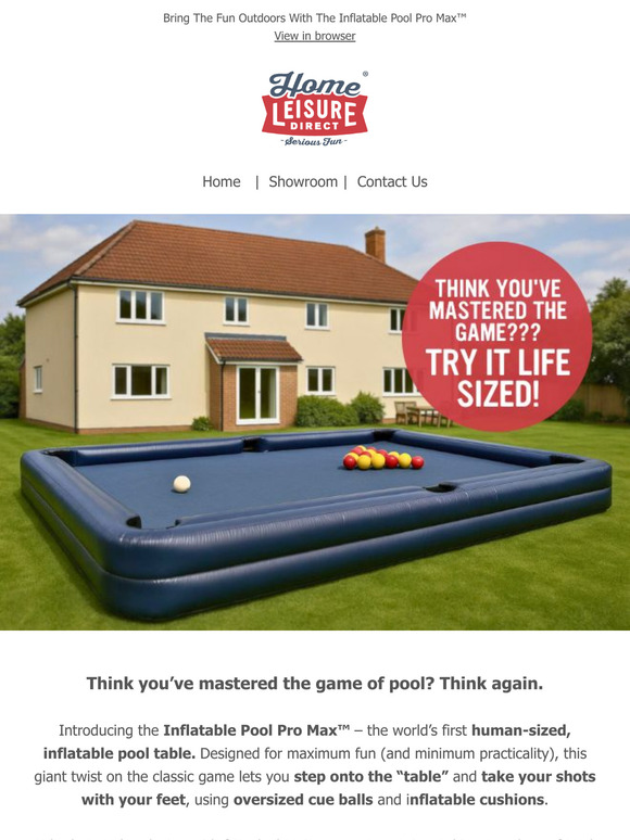 Home Leisure Direct: Introducing the World’s First Human-sized ...
