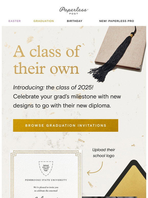 Paperless Post: Celebrate your 2025 graduate | Milled