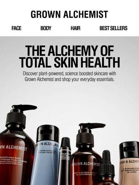 Grown Alchemist: The Alchemy Of Total Skin Health | Milled