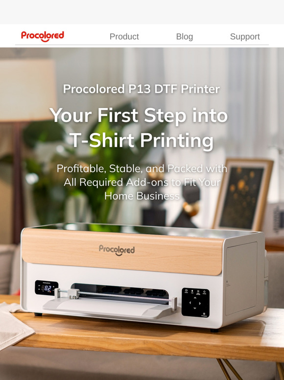 Procolored: One Printhead Handles the Printing of Five Colors at The ...