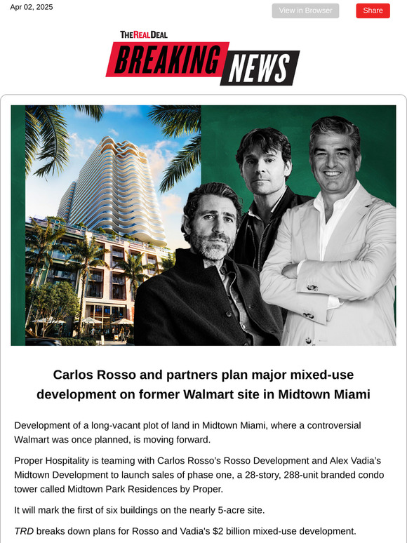 The Real Deal: BREAKING: $2B project revealed for former Walmart site ...