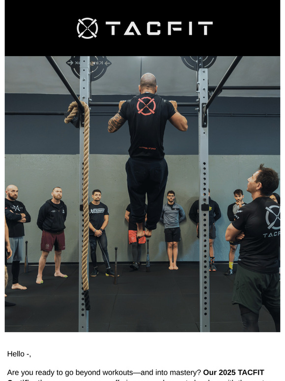 Tacfit Firefighter: Shape the Future of Fitness — Get Certified with TACFIT in 2025 | Milled