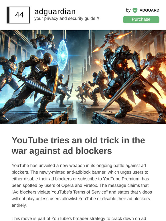 AdGuard: 🔥 YouTube’s new anti-adblock banner: is it effective? | Milled