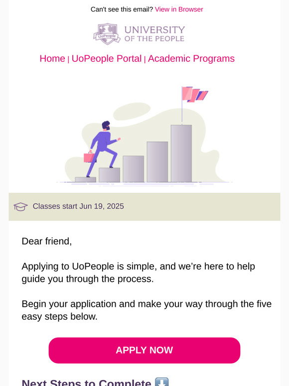 University of the People: Step-by-step guide to UoPeople admissions ...