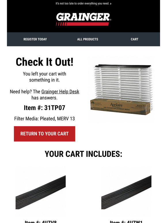 Grainger Email Newsletters: Shop Sales, Discounts, and Coupon Codes