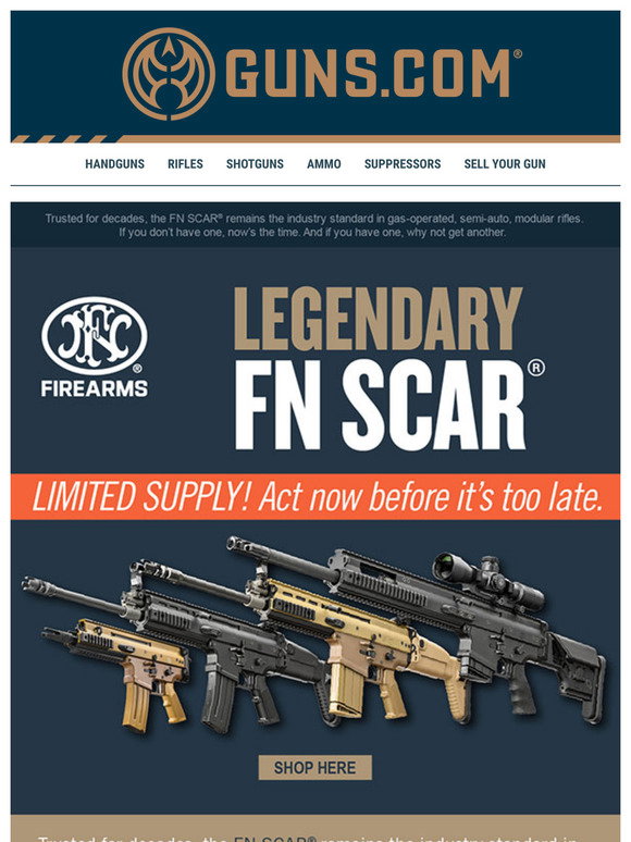 Guns.com: Limited Supply — The Legendary FN SCAR® | Milled