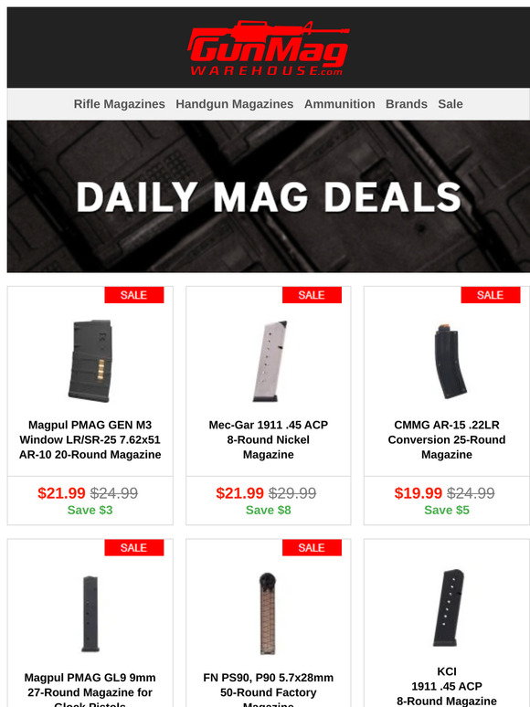 GunMag Warehouse: Top Tier Magazines | Magpul PMAG GEN M3 Window LR/SR ...