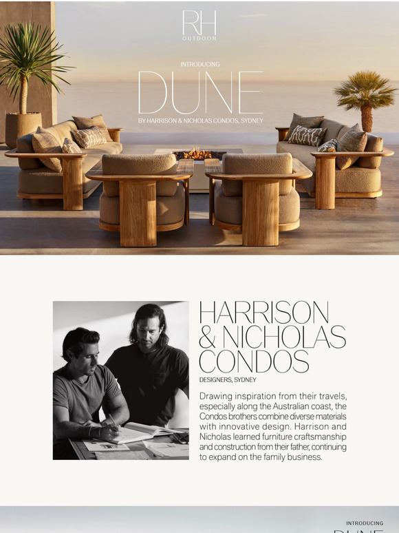 Restoration Hardware: Explore Exclusive Outdoor Collections by Harrison ...
