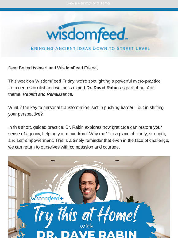 BetterListen: April Theme: Rebirth & Renaissance – Featuring Dr. David ...