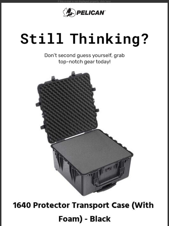 Pelican Products: Have Another Look | Milled