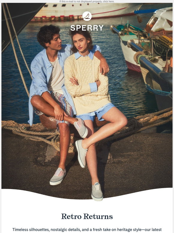 Sperry: Retro Returns: Classic Styles, Reimagined | Milled