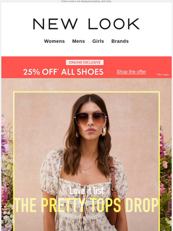 New Look Email Newsletters: Shop Sales, Discounts, and Coupon Codes