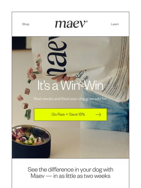 Maev: What Happens When You Feed Real Food? | Milled