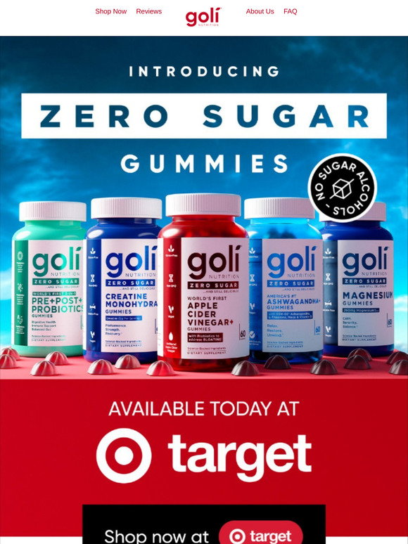 Goli Nutrition: INTRODUCING: Zero Sugar Gummies | Milled