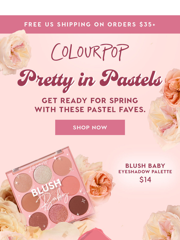 ColourPop: Soft pastel glam 🎀 ☁️ | Milled