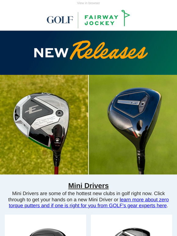 GOLF: These new mini drivers are all the rage | Milled