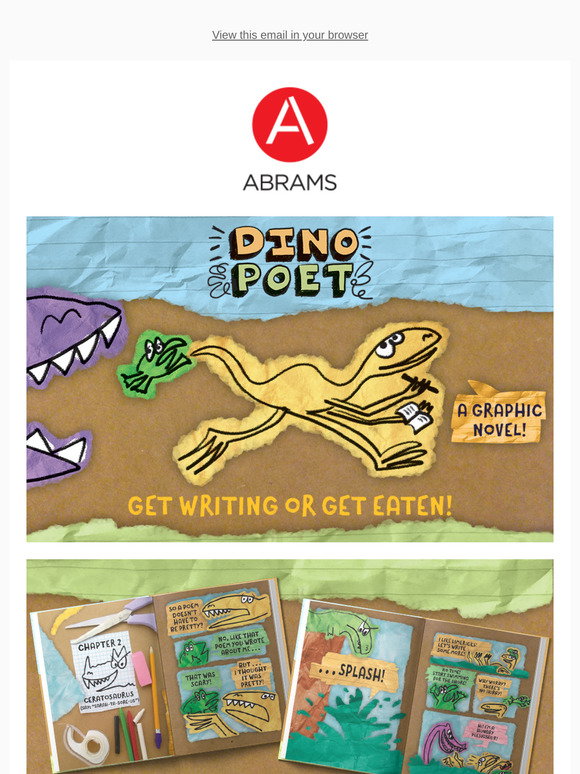 Abrams Books: Dino Poet is on a mission: to write the first great poem ...