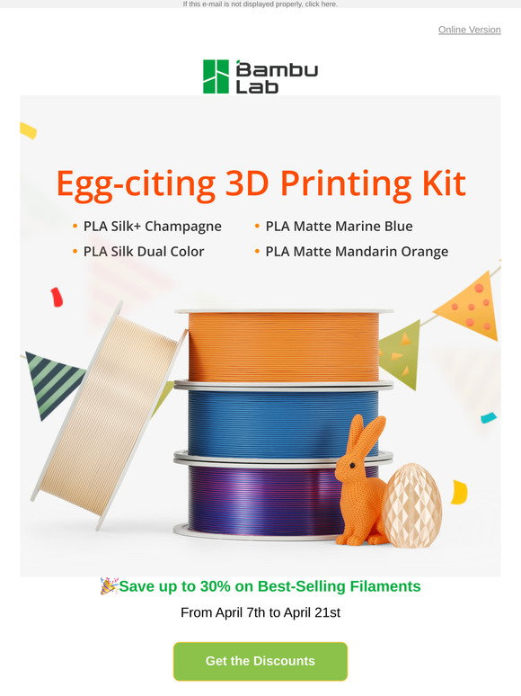 Bambu Lab: Hatch Egg-citing Creations with Easter Filament Deals! | Milled